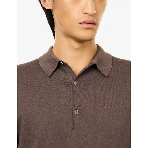 John Smedley Adrian Short-sleeve Cotton Polo Top