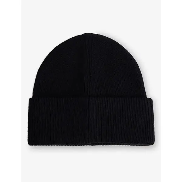 Moose Knuckles Logo Icon Wool Beanie Hat