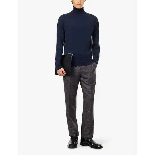 John Smedley Cherwell Roll Neck Wool Jumper