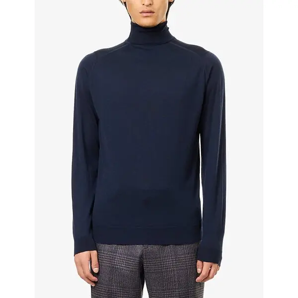 John Smedley Cherwell Roll Neck Wool Jumper