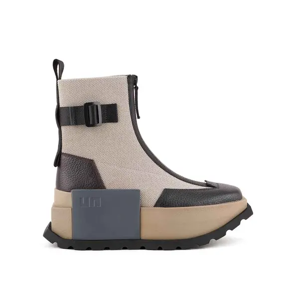 United Nude Roko Bootie Iii Stone Mix - Brown