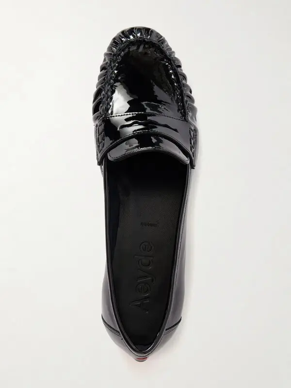AeydĒ Aldous Patent-leather Loafers