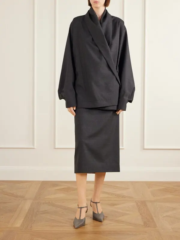 Calvin Klein Aura Wool-twill Blazer