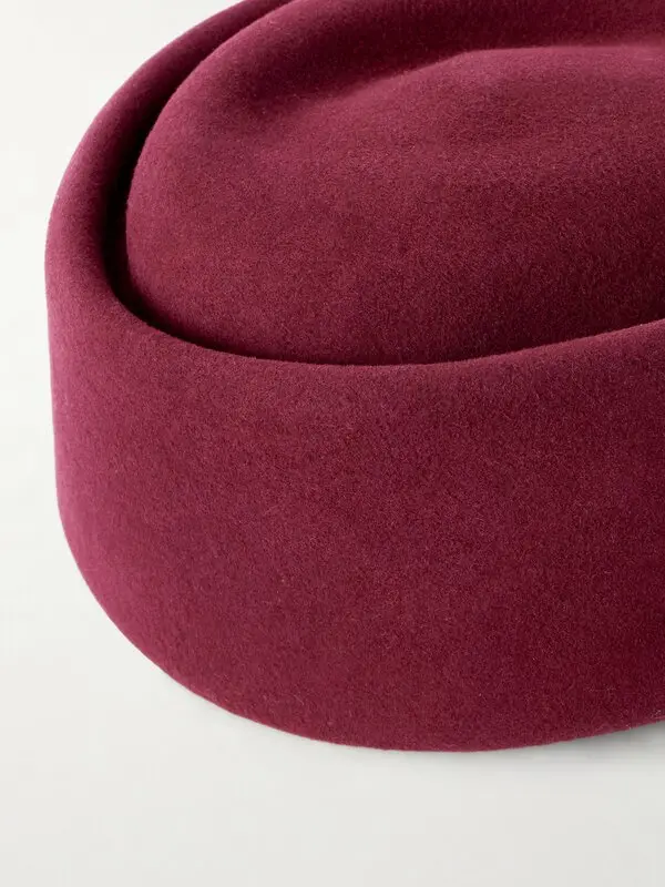 GIGI BURRIS MILLINERY Odette Wool-felt Pillbox Hat