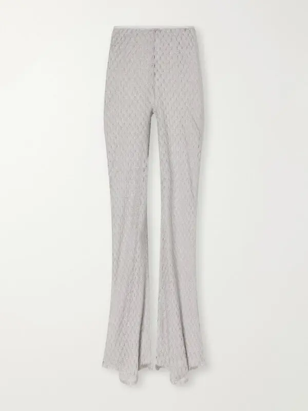 Missoni Crochet-knit Flared Pants