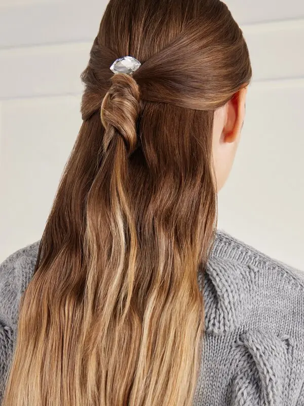 JENNIFER BEHR Julissa Crystal-embellished -tone Hairpin