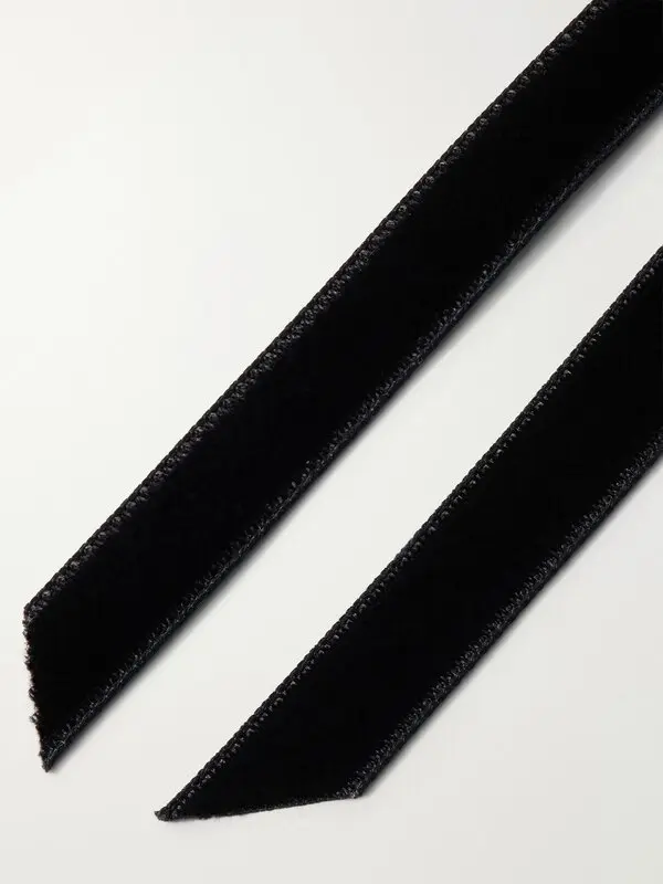 JENNIFER BEHR Sophia Crystal-embellished Velvet Choker