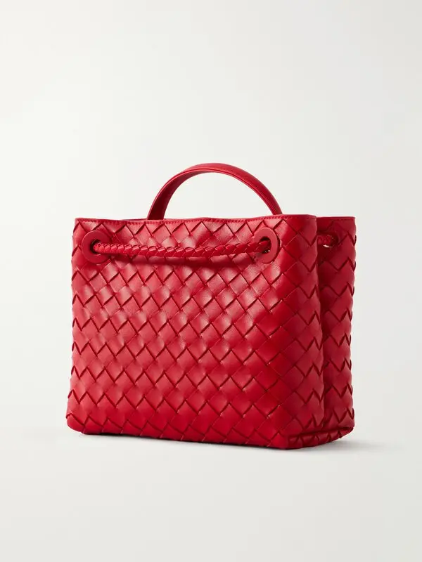 Bottega Veneta Andiamo Intrecciato Leather Shoulder Bag