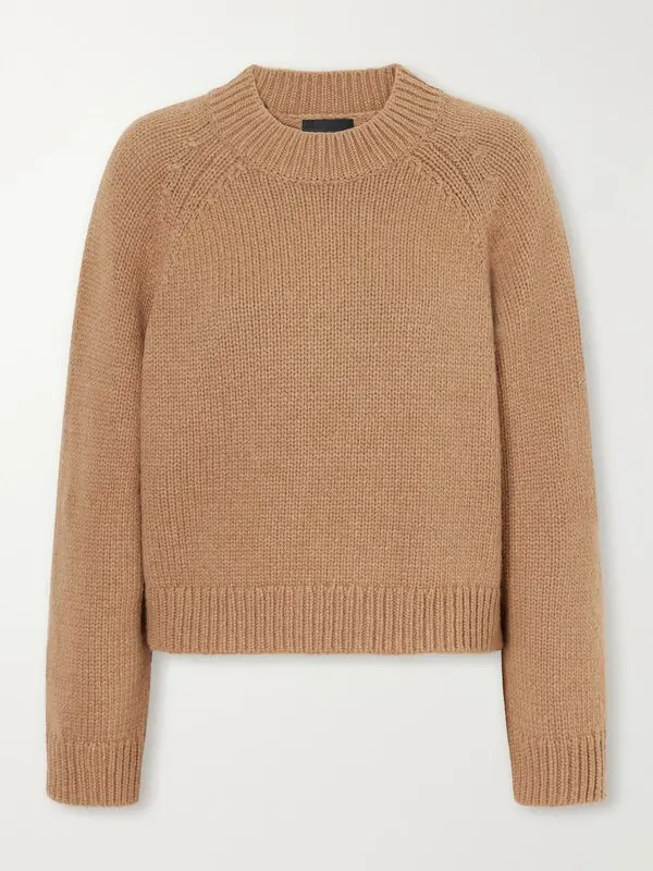 NILI LOTAN Tomaso Camel Hair Sweater