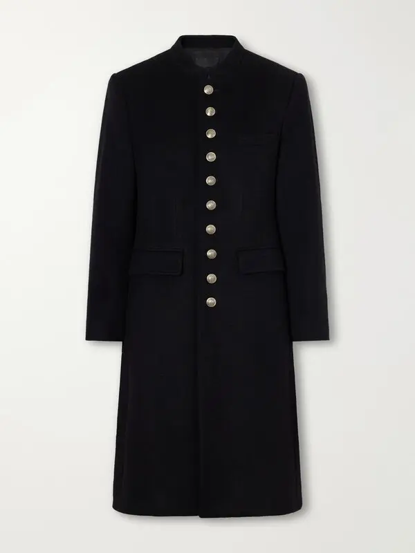 NILI LOTAN Stetson Felted Virgin Wool Coat