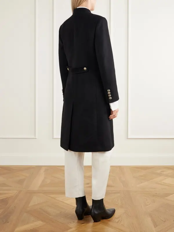 NILI LOTAN Stetson Felted Virgin Wool Coat