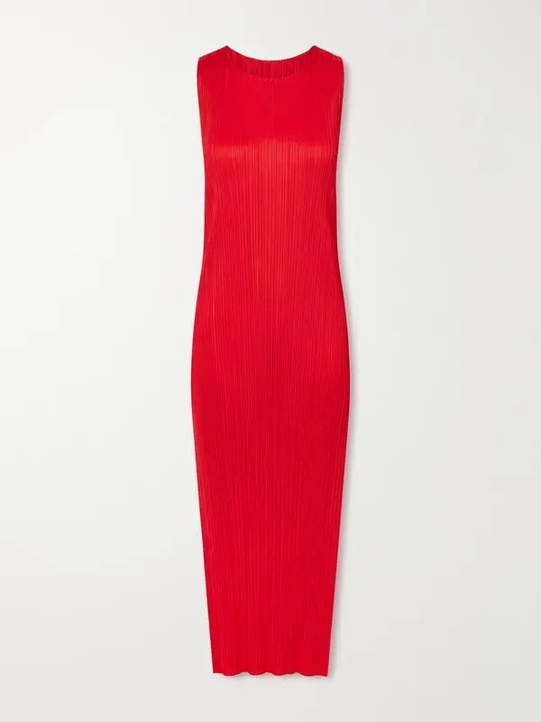 Issey Miyake Plissé Maxi Dress