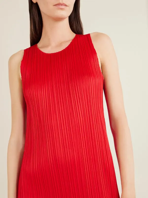 Issey Miyake Plissé Maxi Dress