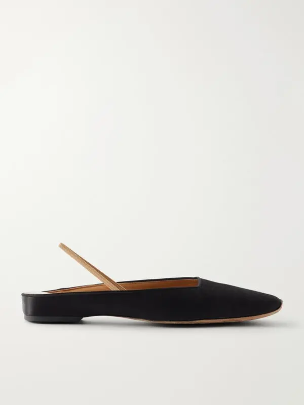 Calvin Klein Kate Satin Slingback Flats