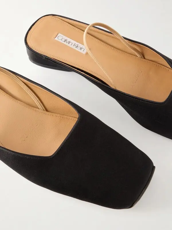 Calvin Klein Kate Satin Slingback Flats