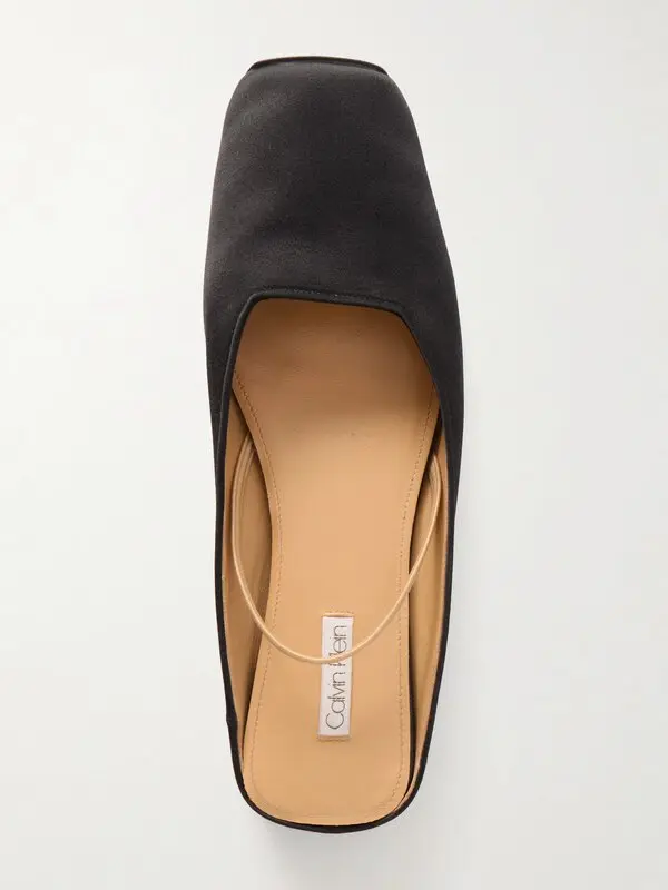 Calvin Klein Kate Satin Slingback Flats