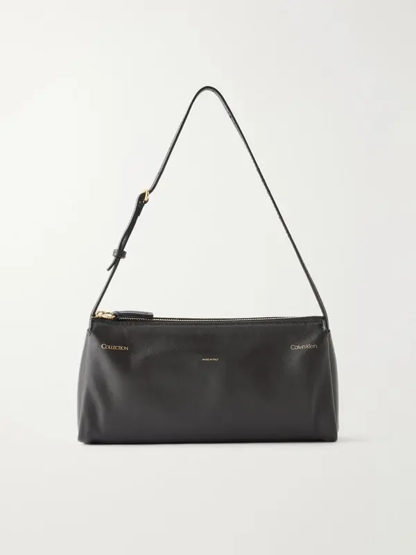 Calvin Klein Briar Leather Shoulder Bag