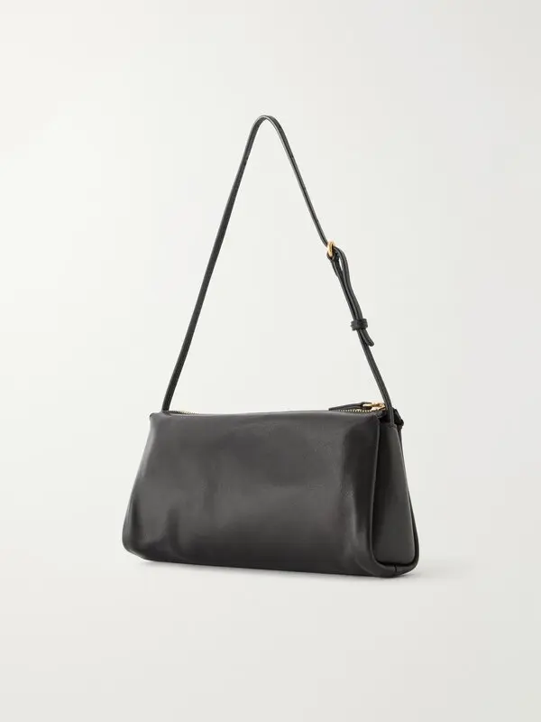 Calvin Klein Briar Leather Shoulder Bag