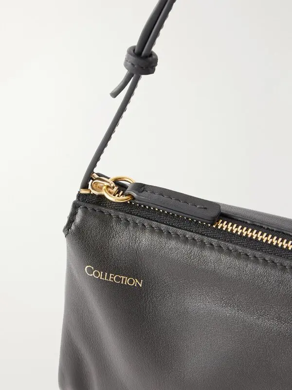 Calvin Klein Briar Leather Shoulder Bag