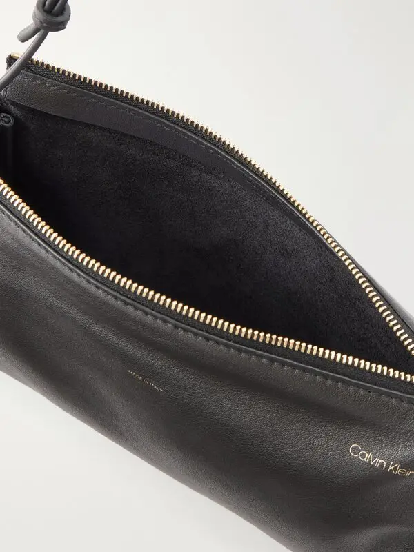 Calvin Klein Briar Leather Shoulder Bag