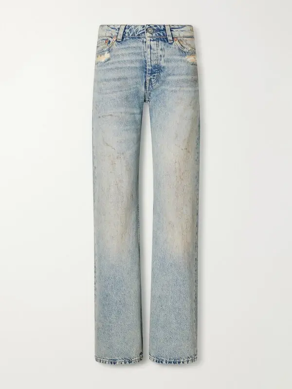 Our Legacy Rover Cut Distressed Mid-rise Bootcut Jeans