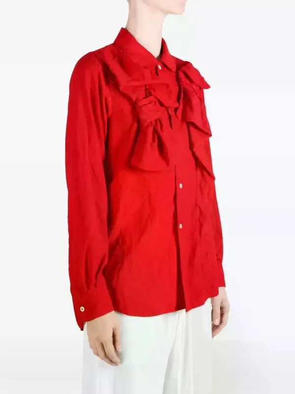 Comme Des Garçons Bow-embellished Shirt