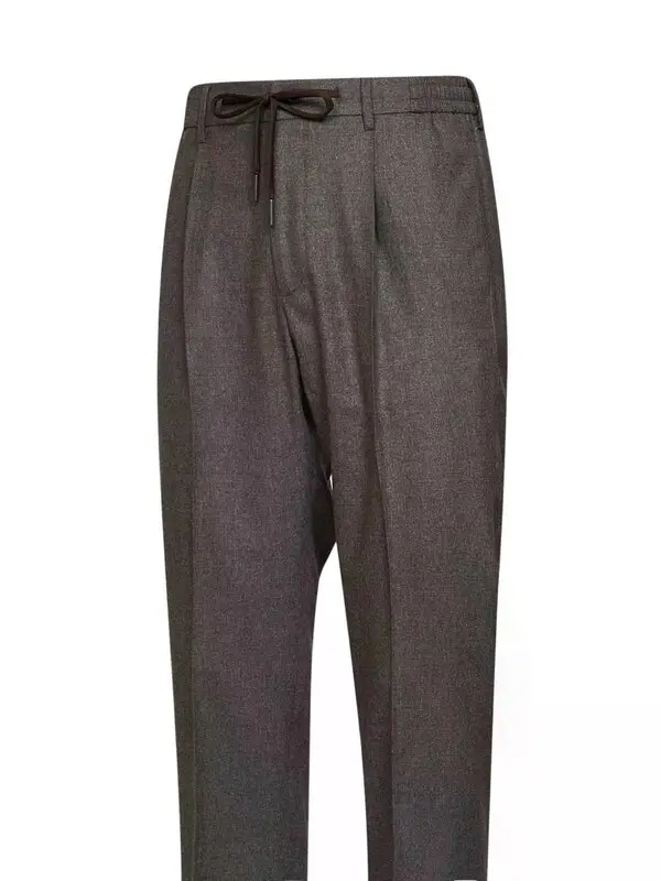 Tagliatore Pleated Drawstring Trousers
