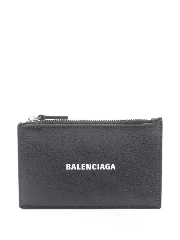 Balenciaga Cash Logo-print Card Case