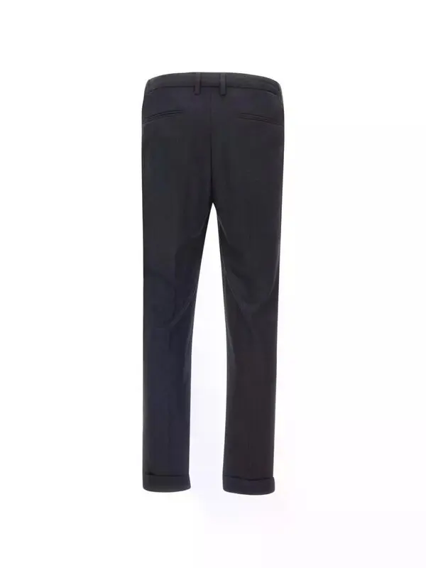 DEVORE INCIPIT Pleated Turn-up Trousers