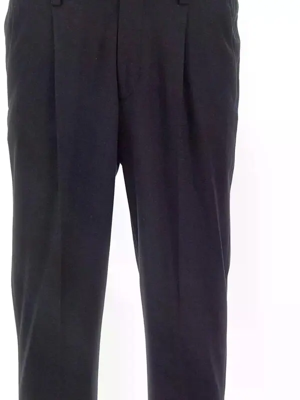 DEVORE INCIPIT Pleated Turn-up Trousers