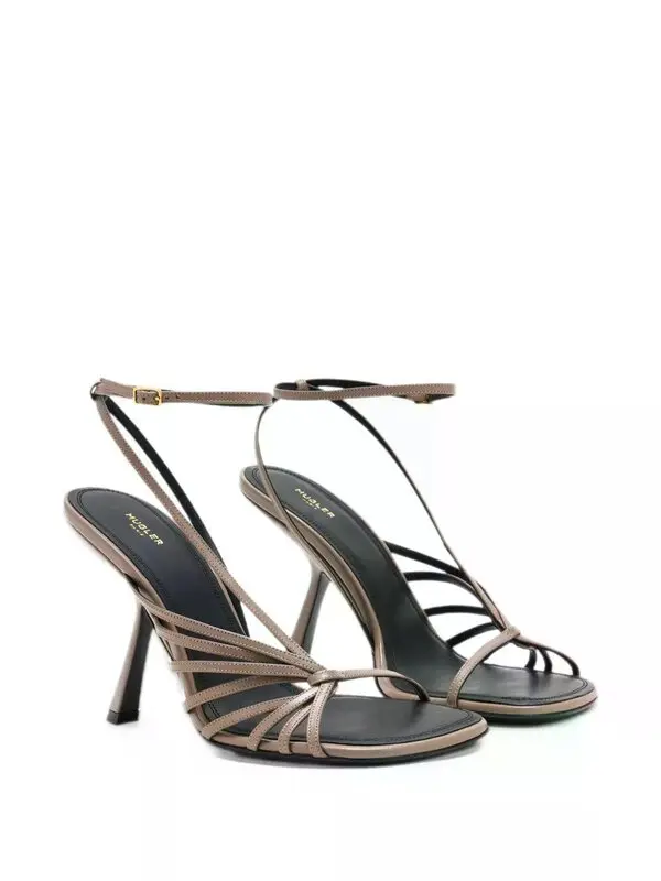 MUGLER Multi-strap Leather Sandals