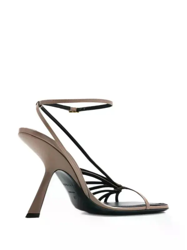 MUGLER Multi-strap Leather Sandals