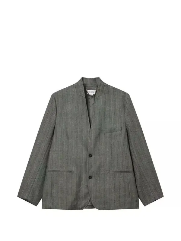 HED MAYNER Pinstripe-patterned Blazer - Grey