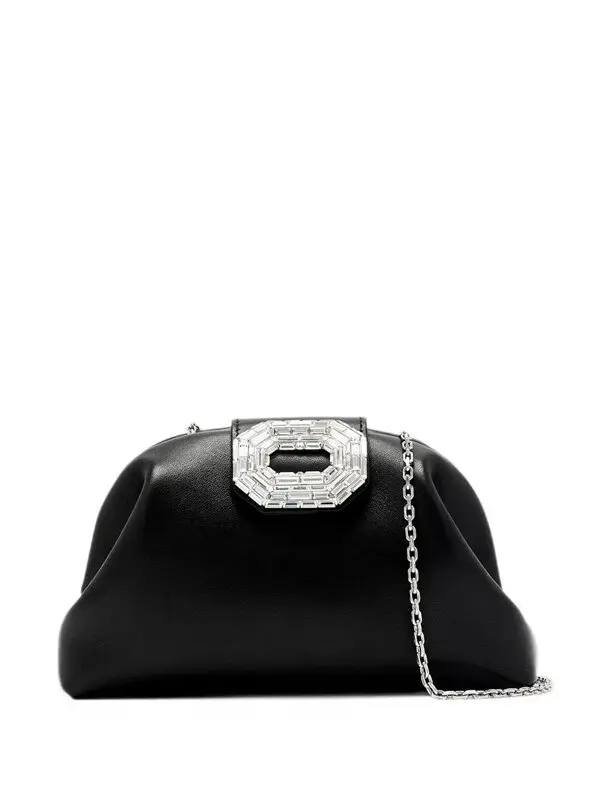 Amina Muaddi Camelia Clutch Nappa