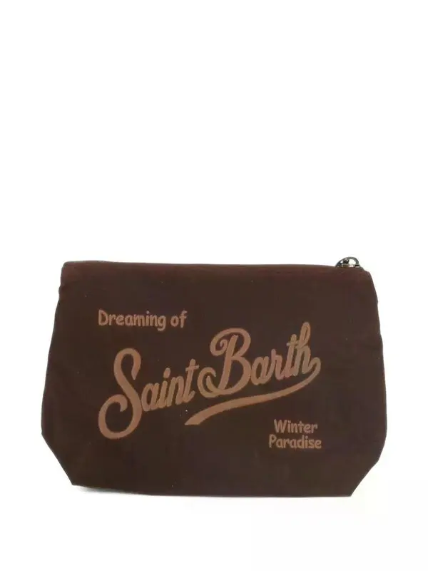 MC2 SAINT BARTH Aline Embroidered Clutch Bag