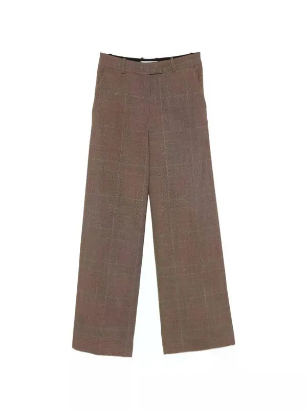 THE FRANKIE SHOP Brickell Trousers Glen Plaid