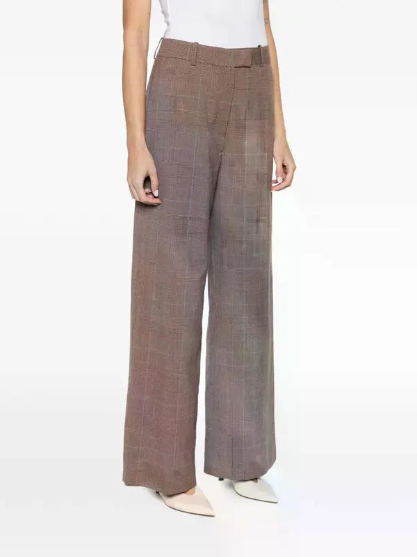 THE FRANKIE SHOP Brickell Trousers Glen Plaid