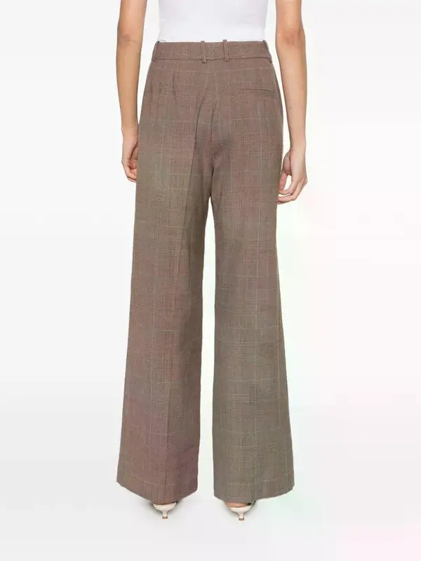 THE FRANKIE SHOP Brickell Trousers Glen Plaid