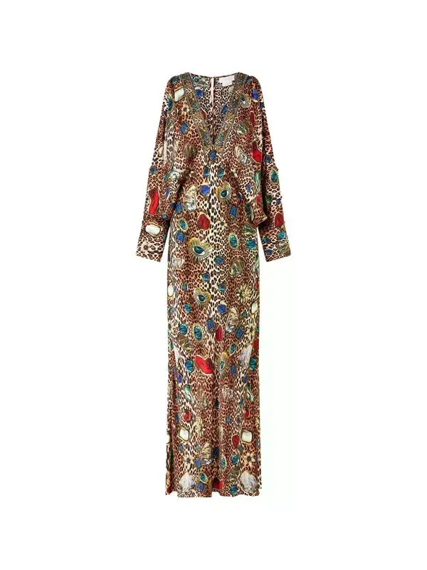Camilla Nazar Nirvana Leopard-print Maxi Dress