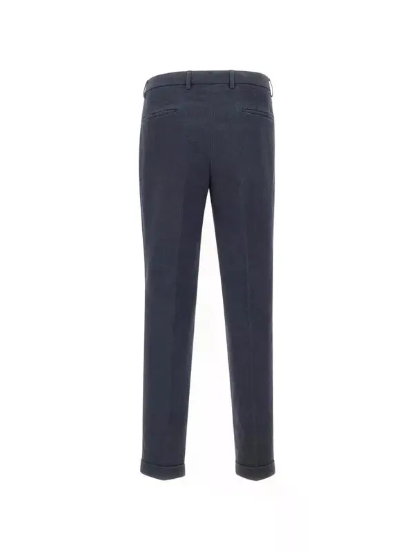 DEVORE INCIPIT Micro-diagonal Pleated Trousers