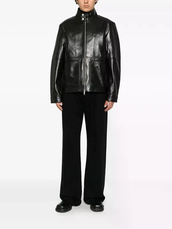 Calvin Klein Leather Zip Jacket
