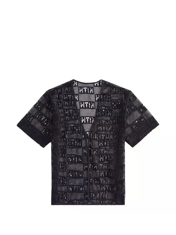 Kith Jace Logo Lace Baseball Shirt - Black
