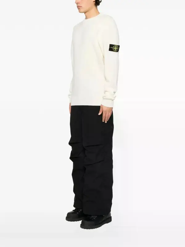Stone Island Knitted Logo Patch Sweater