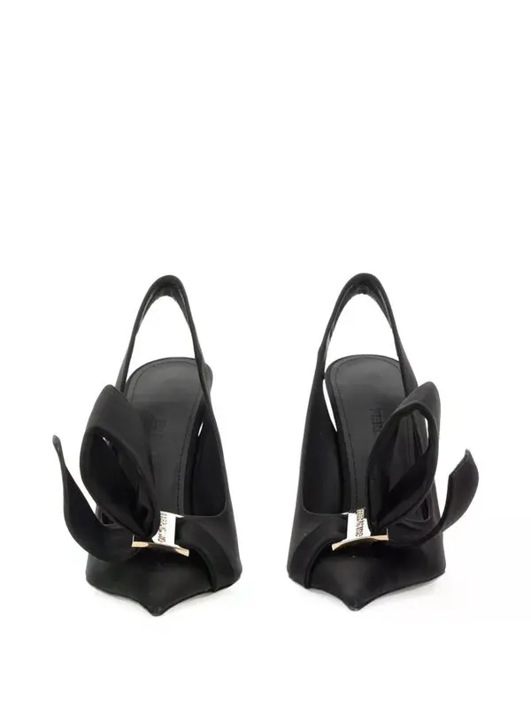 FERRAGAMO Asymmetrical-bow Heeled Pumps