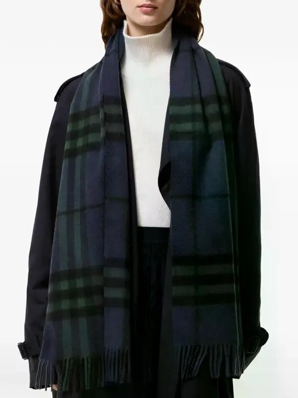 Burberry Check Cashmere Scarf