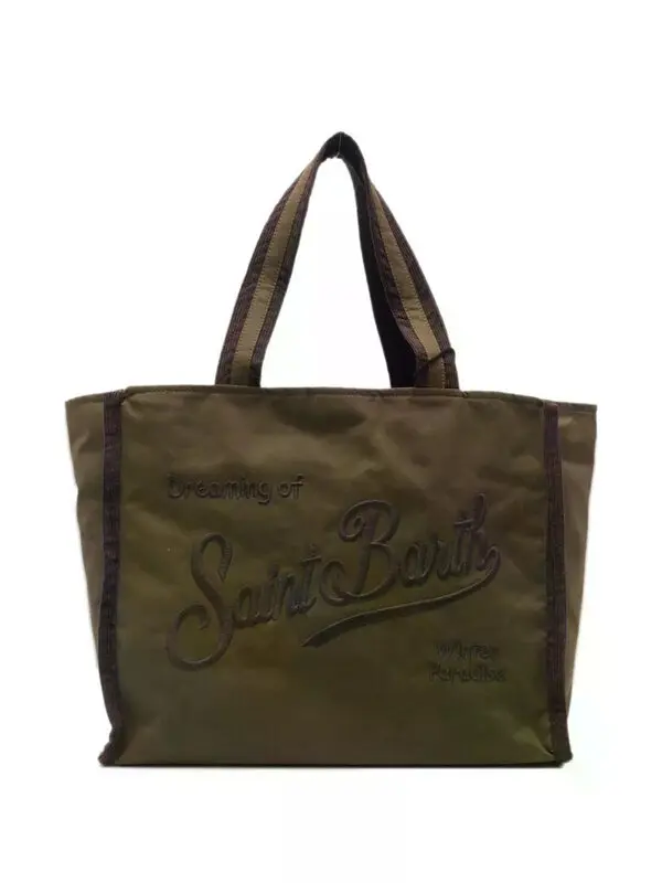 MC2 SAINT BARTH Vanity Wax Corduroy-trim Shouder Bag