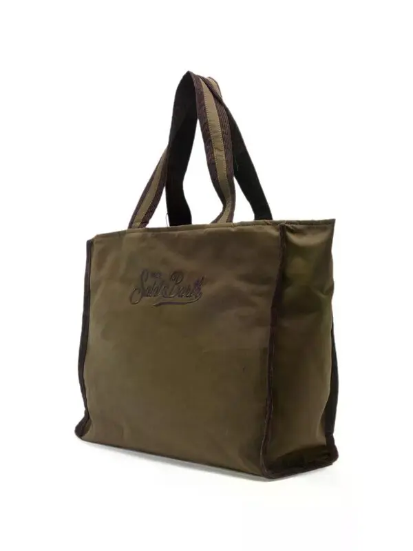 MC2 SAINT BARTH Vanity Wax Corduroy-trim Shouder Bag