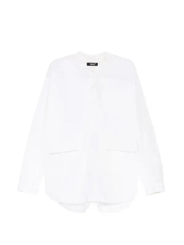 Undercover Round Neck Button-up Shirt