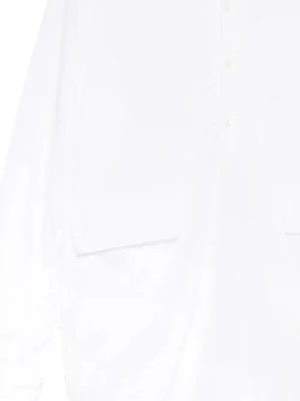 Undercover Round Neck Button-up Shirt