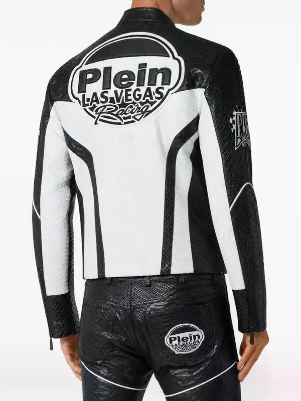 Philipp Plein Moto Jacket Las Vegas Racing